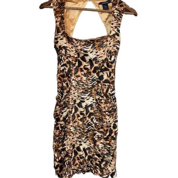 Arden B | Dresses | Arden B Y2k Dress Mini Bodycon Cheetah Baddie ...